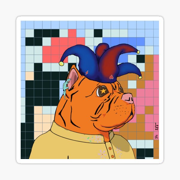 "Good boi stur struck" Sticker by DagatAhas | Redbubble