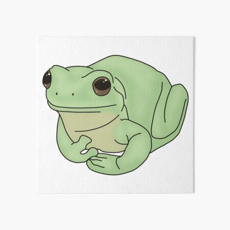 "Polite Frog" Art Board Print by neatchicdesigns | Redbubble