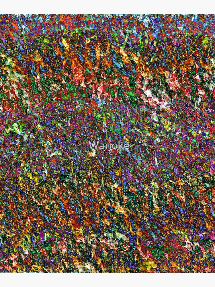 "Trippy rock surface abstract art" Poster for Sale by Warjoke | Redbubble