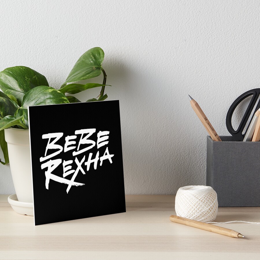 " Bebe Rexha " Art Board Print by AbunidRed | Redbubble