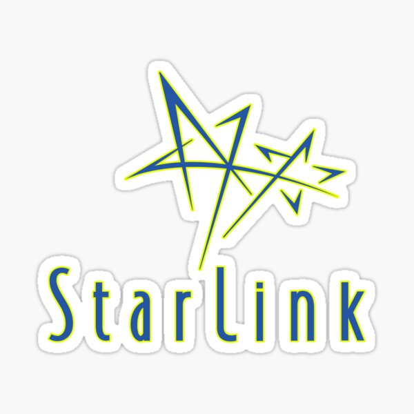 "Starlink" Sticker for Sale by 666scumbag | Redbubble