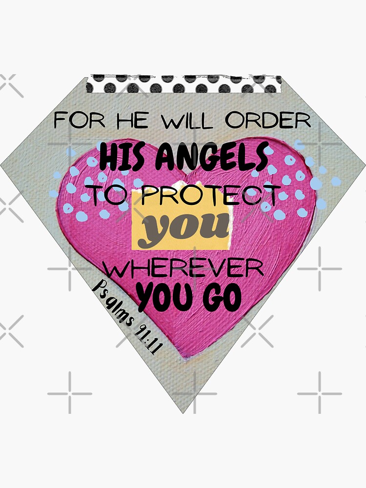 "You Are Protected" Sticker for Sale by BibleTea | Redbubble