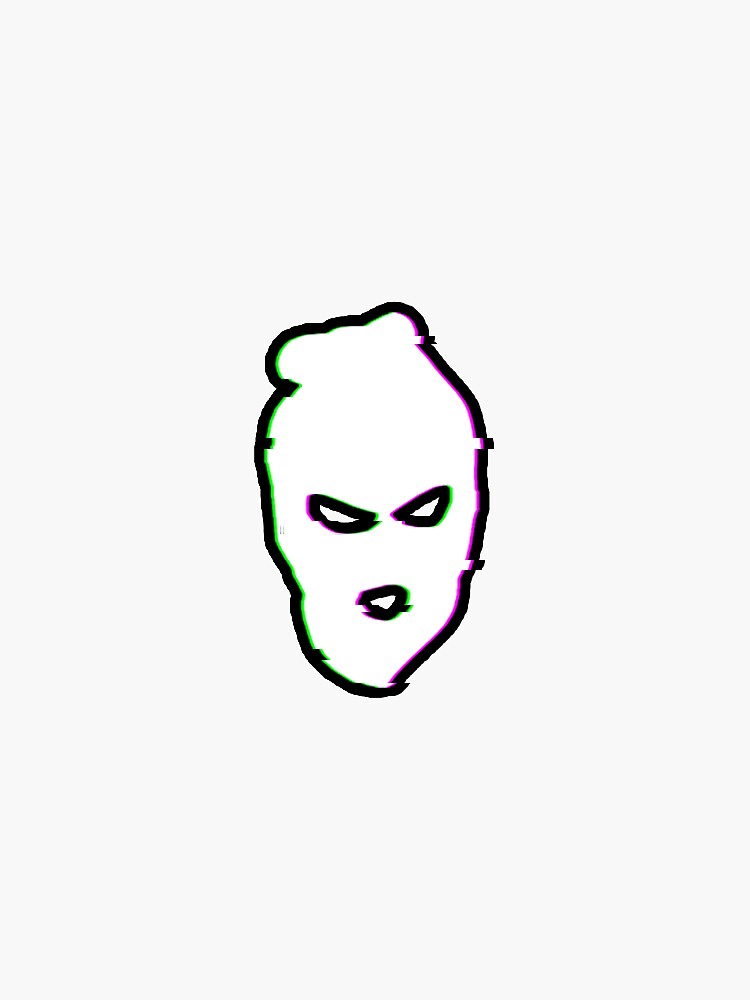 "SKI MASK DESIGN" Sticker for Sale by TRXLLCLXTHING | Redbubble