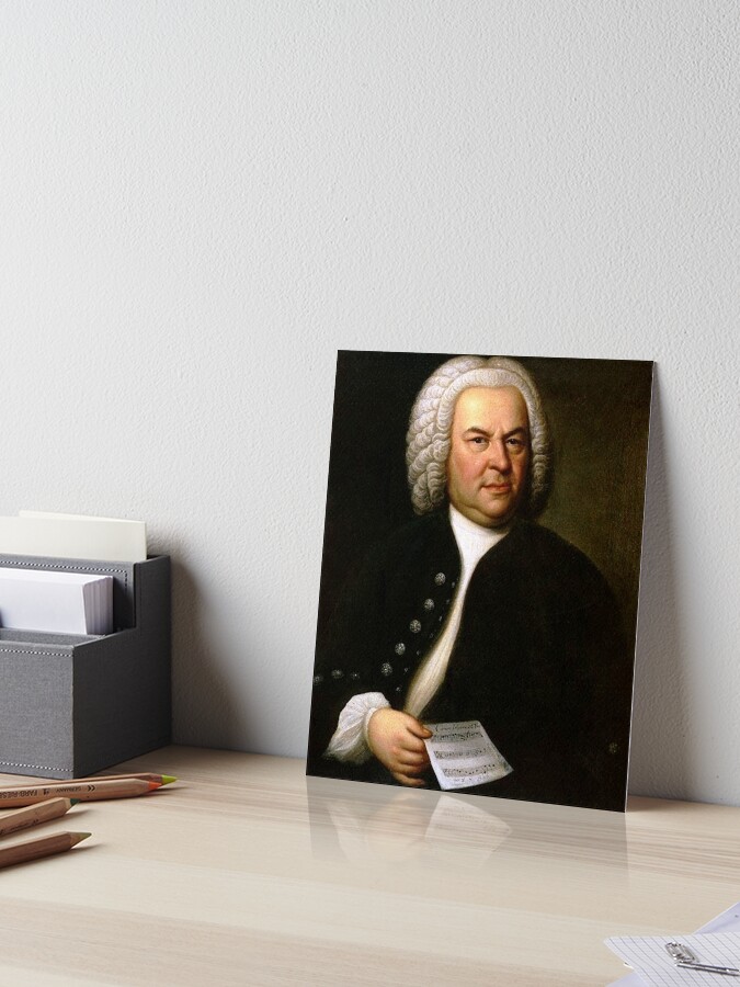 "Johann Sebastian Bach Portrait" Art Board Print for Sale by aaron6101 ...