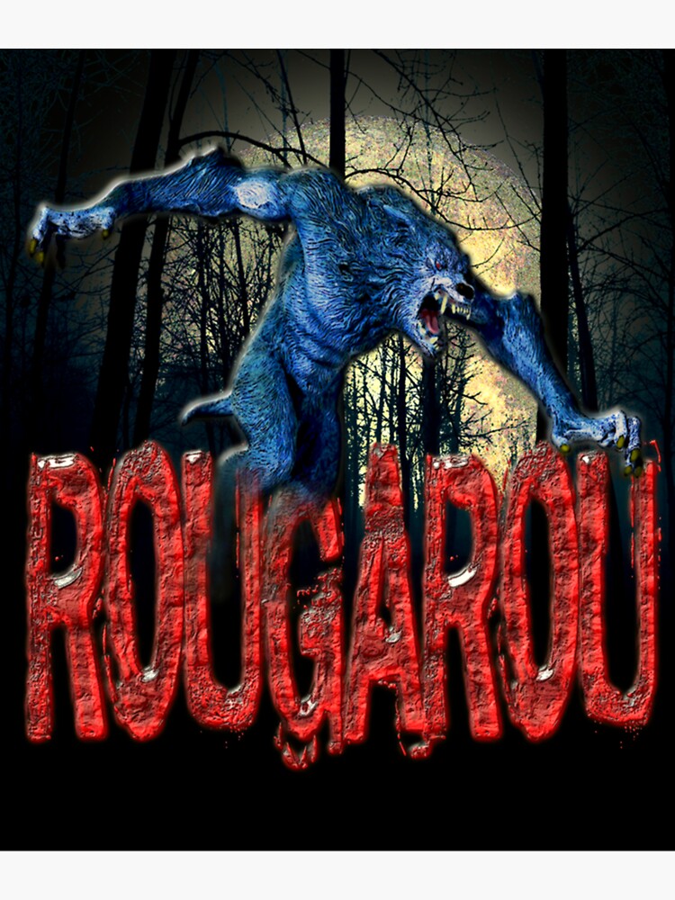 "ROUGAROU " Sticker by hulexlantern | Redbubble