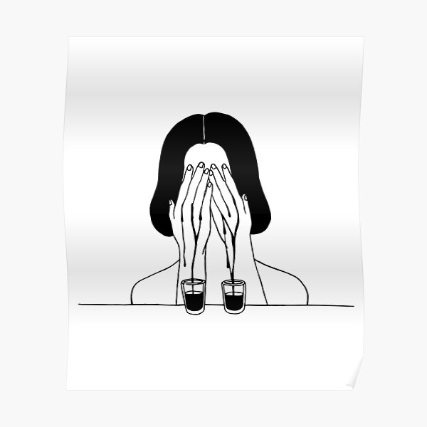 "Sad Girl Crying" Poster for Sale by CoupleLove | Redbubble