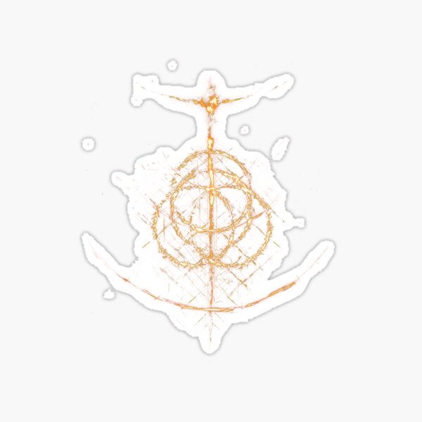"Elden Ring logo" Sticker by Flog7 | Redbubble
