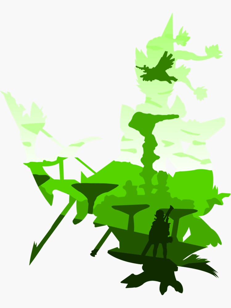 "Rito Champion BOTW Classic ." Sticker by JamesVos | Redbubble