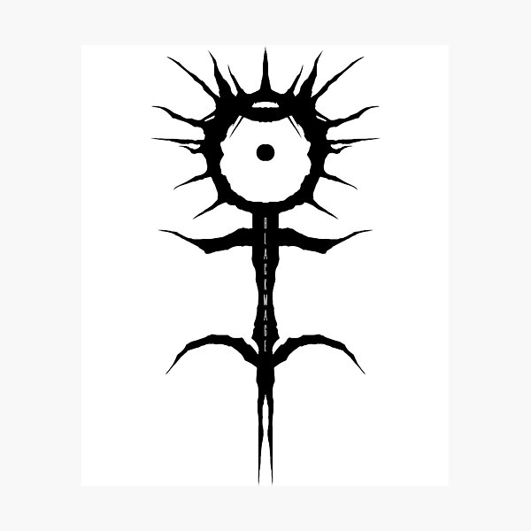 "ghostemane logo" Photographic Print by jogajaShop | Redbubble