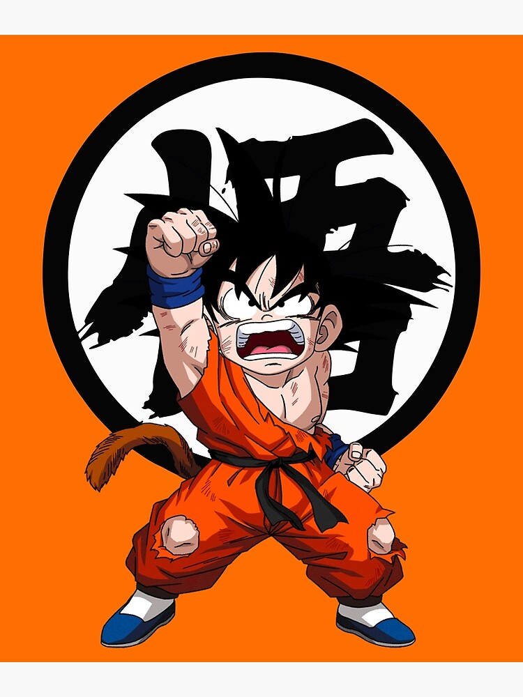 "Funny Kid Goku Angry Face" Poster for Sale by Nodali | Redbubble