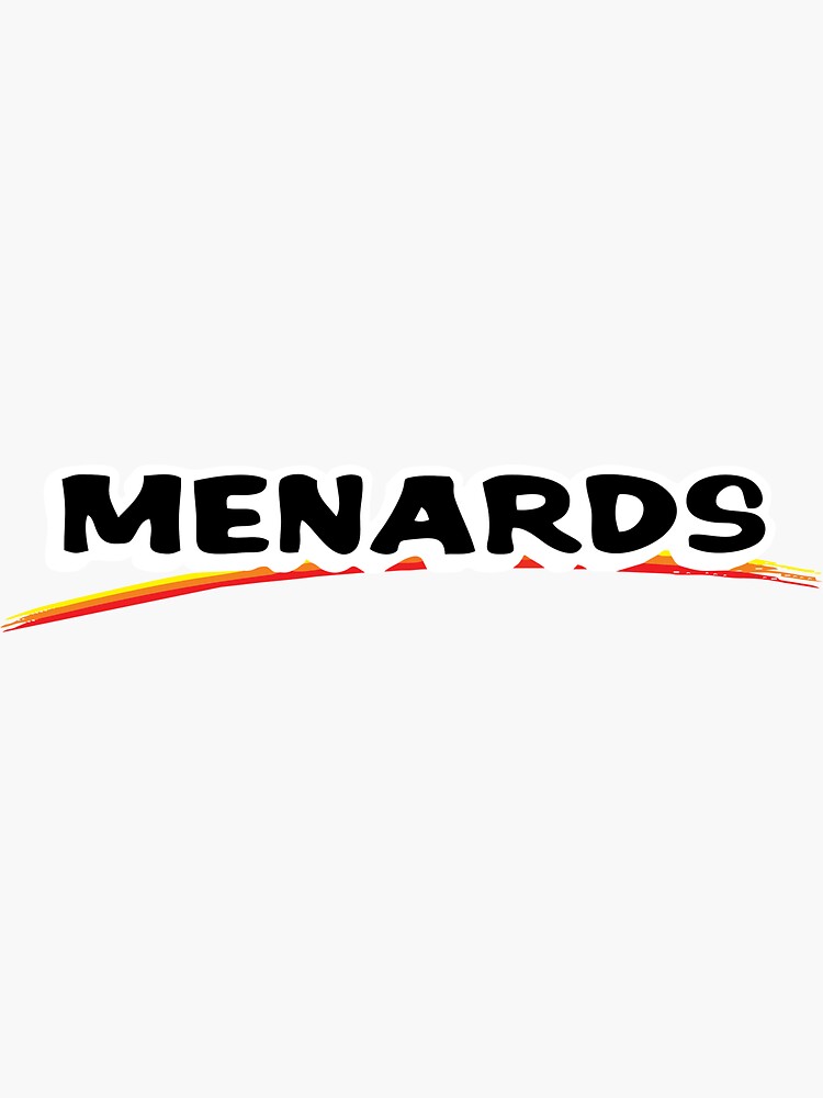 "Logo Menards." Sticker by Kristinaz5Smith | Redbubble