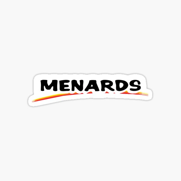 "Logo Menards." Sticker by Kristinaz5Smith | Redbubble