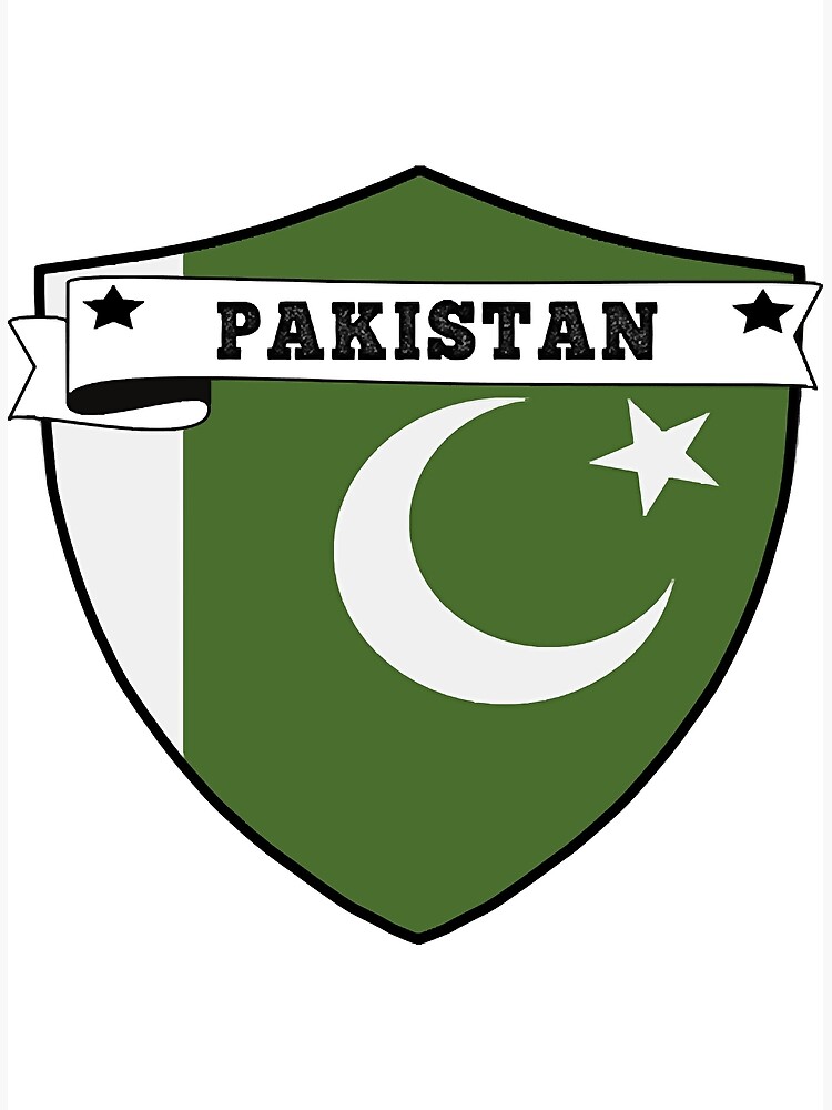 "PAKISTAN COUNTRY SHIELD, MINIMALIST PAKISTAN FLAG, I LOVE PAKISTAN ...
