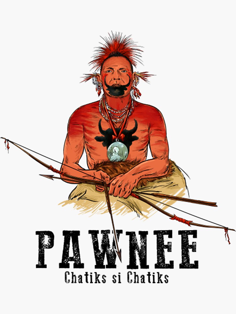 "American Indian, Pawnee Indian, Native American" Sticker by teetimo ...