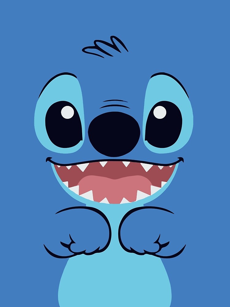 "Cute Stitch Face" Poster for Sale by ThompsonBeauty | Redbubble