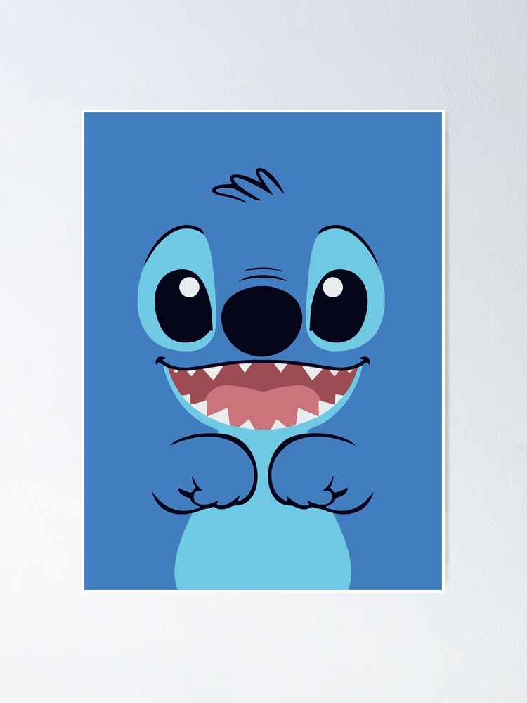 "Cute Stitch Face" Poster for Sale by ThompsonBeauty | Redbubble