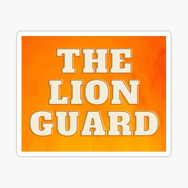 "the lion guard" Sticker by SHILADESIGN65 | Redbubble