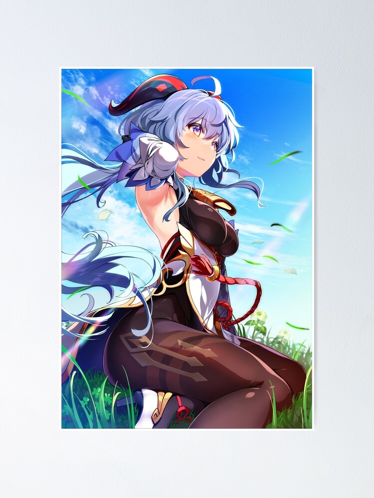 Póster «Impacto de Liyue Ganyu Genshin» de genshinwaifus | Redbubble