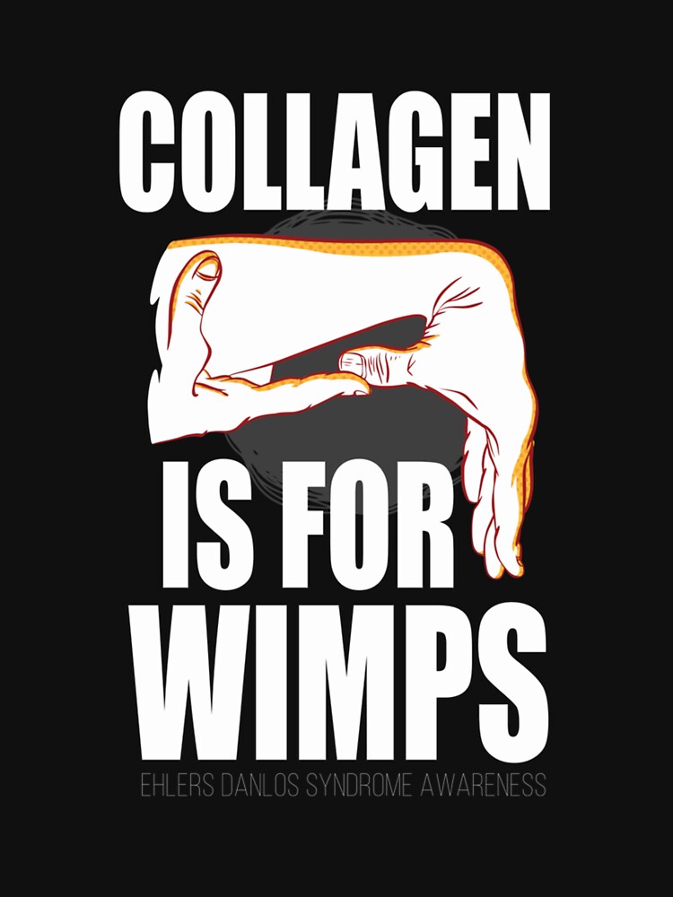 "Collagen is for Wimps Ehlers Danlos Syndrome Awareness Zebra Hand Sign ...