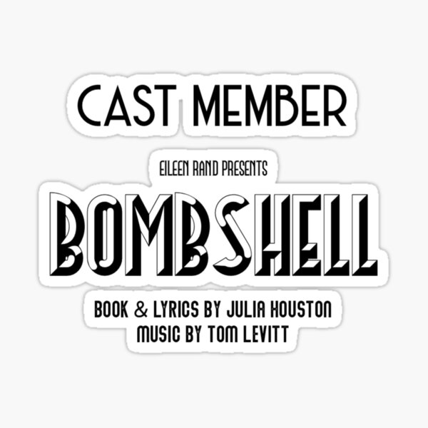 "Bombshell Cast Member Sticker" Sticker by MicheLuci83 | Redbubble