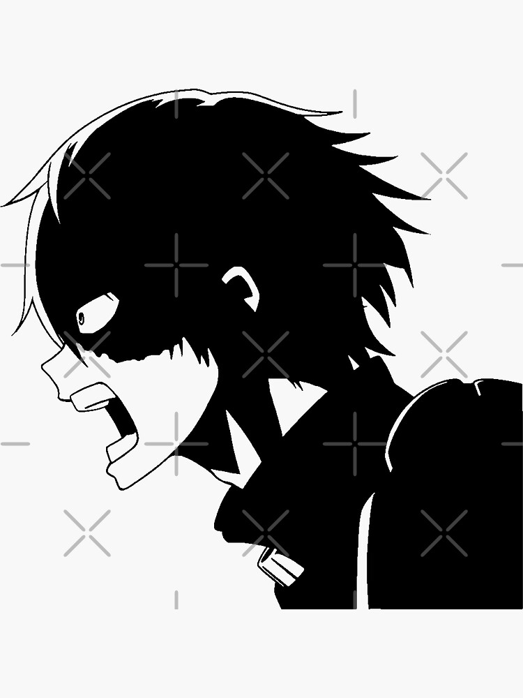 "Funny peeker anime Quotes Shoto Todoroki gifts design cool" Sticker ...