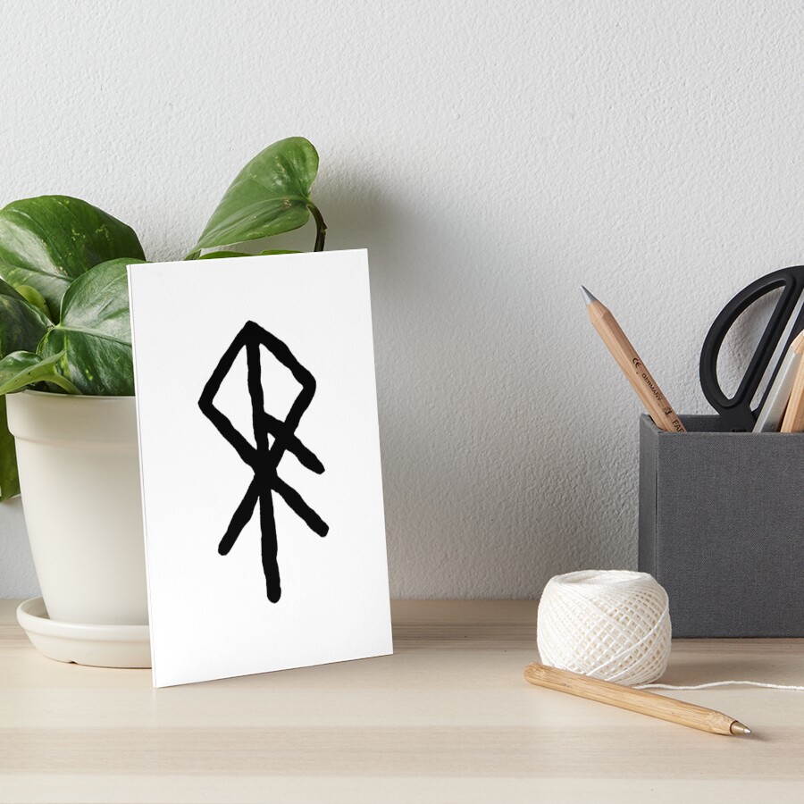 "wisdom bind rune" Art Board Print for Sale by Odins-eye | Redbubble