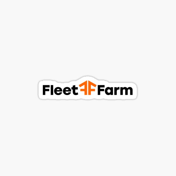 "Logo Fleet Farm." Sticker by Casewy80Griffin | Redbubble