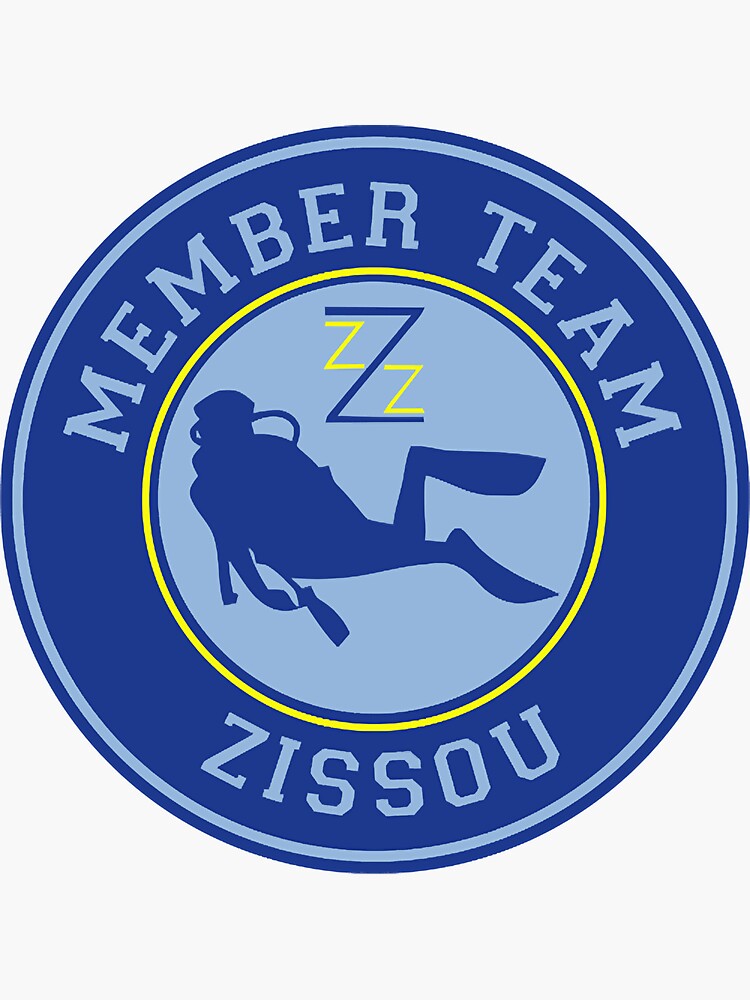 "Member team Zissou " Sticker for Sale by LucaCorlette | Redbubble