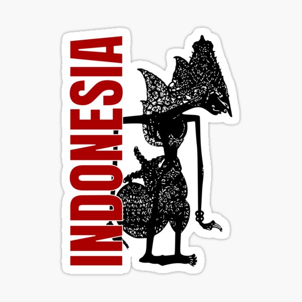 "Wayang Indonesia" Sticker by balibudo | Redbubble