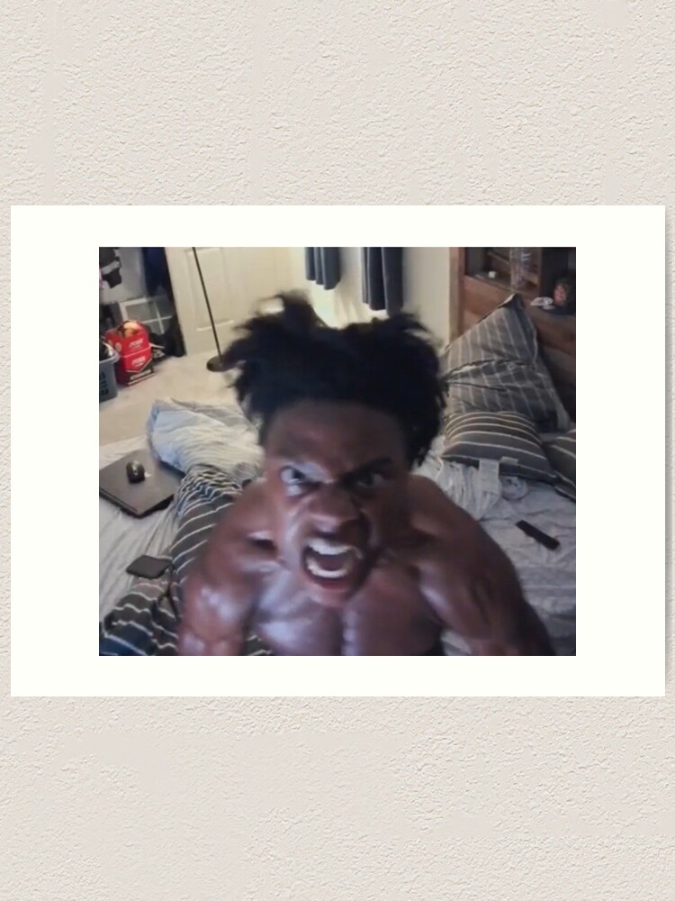 "Angry IShowSpeed" Art Print for Sale by SolidOFFMerch | Redbubble