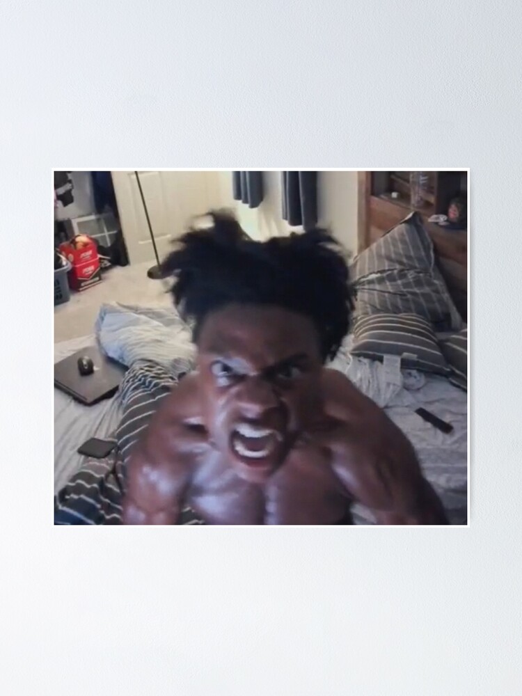 "Angry IShowSpeed" Poster by SolidOFFMerch | Redbubble