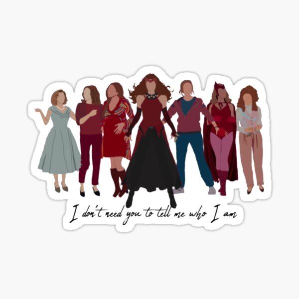 "Decades Of Wanda" Sticker for Sale by Mysweet | Redbubble