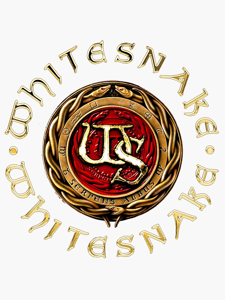 "Whitesnake logo" Sticker for Sale by EnA-Rock | Redbubble