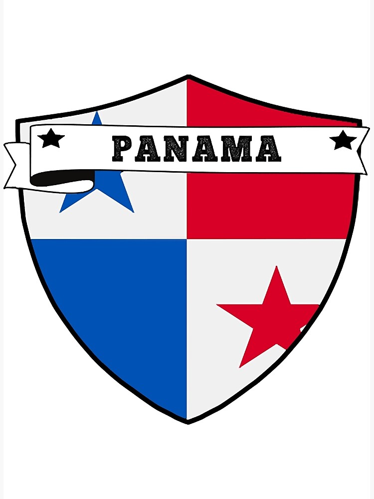 "PANAMA COUNTRY SHIELD, MINIMALIST PANAMA FLAG, I LOVE PANAMA , BORN IN ...
