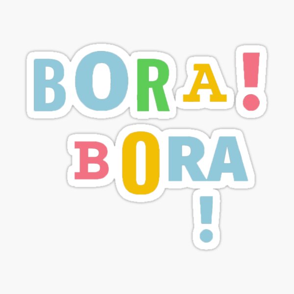 "bora bora" Sticker by JettH | Redbubble