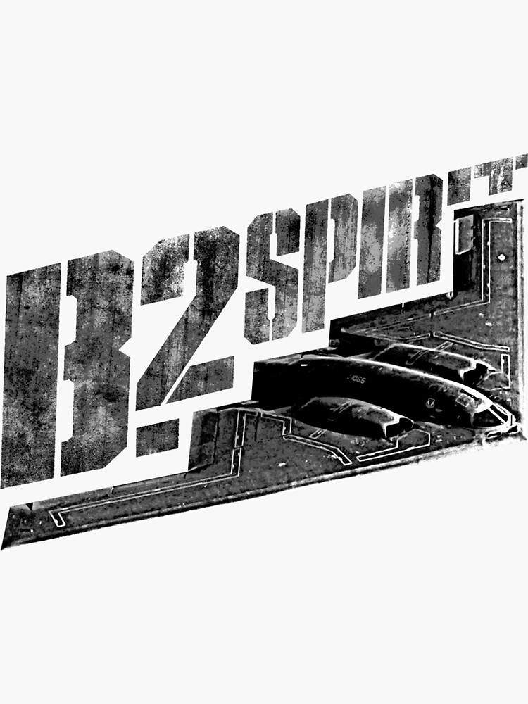 "B-2 Spirit Sticker" Sticker by PiaBecker | Redbubble