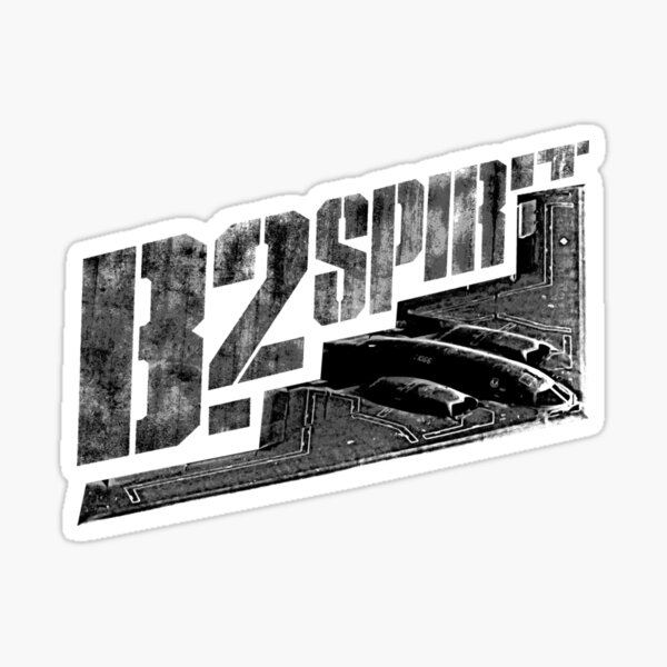 "B-2 Spirit Sticker" Sticker by PiaBecker | Redbubble