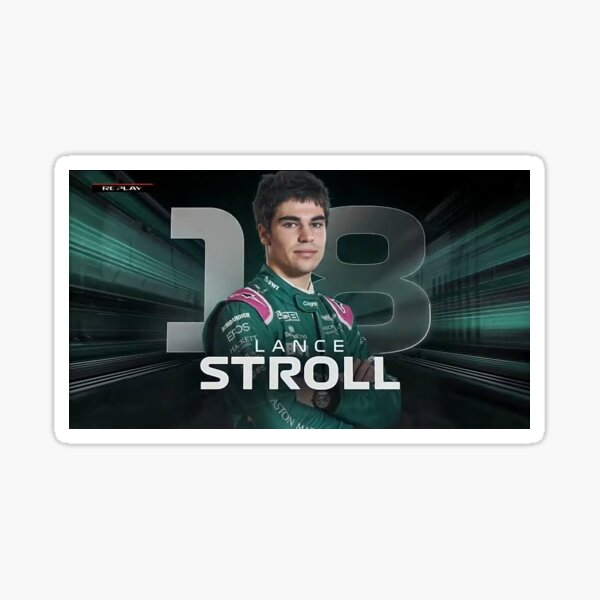 "lance stroll’d" Sticker by sunsetpiastri | Redbubble