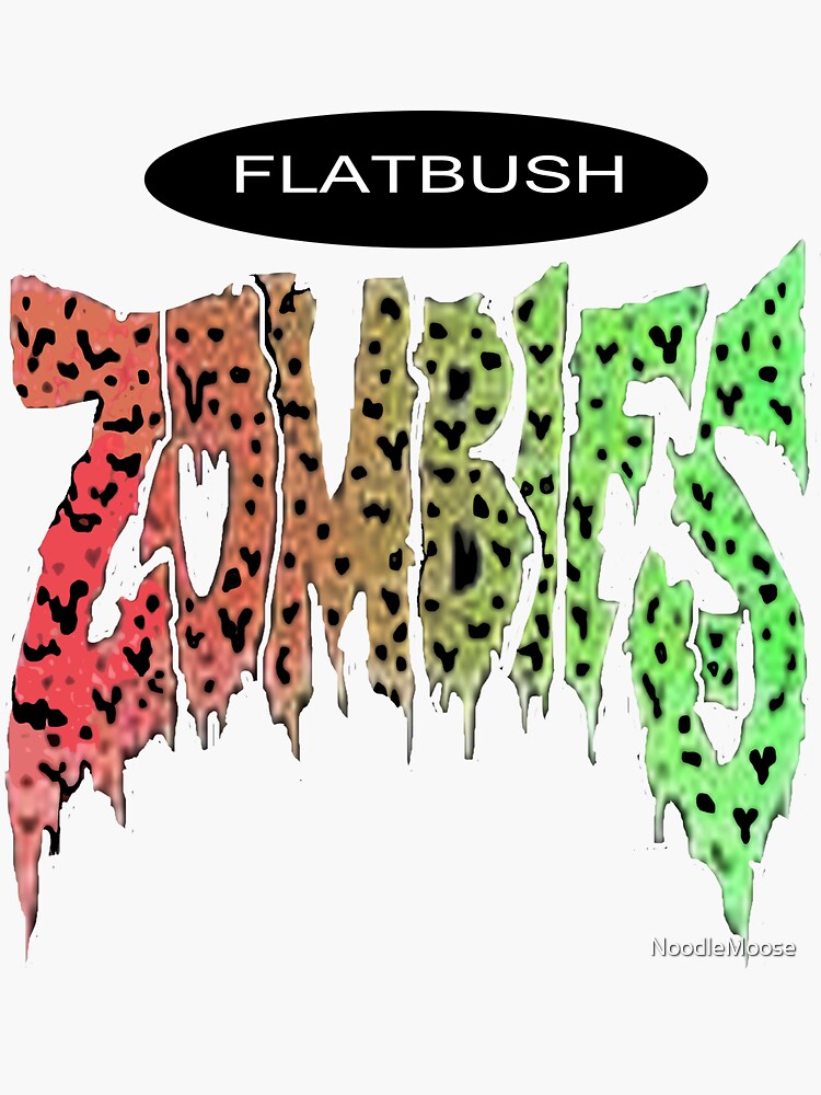 "Flatbush Zombie" Sticker for Sale by NoodleMoose | Redbubble