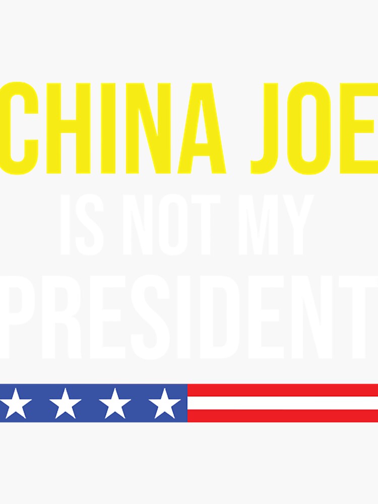 "China Joe " Sticker by Nicoleingram96 | Redbubble