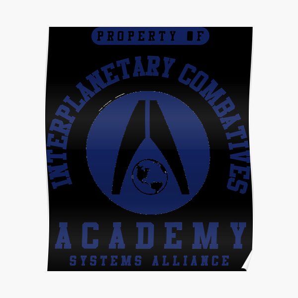 "Mens Funny Interplanetary Combatives Academy Gift For Everyone" Poster ...