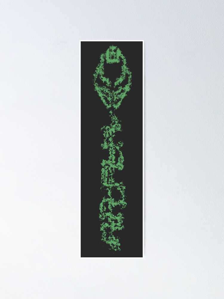 "Blazblue Hazama Custom Graffiti Ouroboros Design" Poster by TENNO64 ...