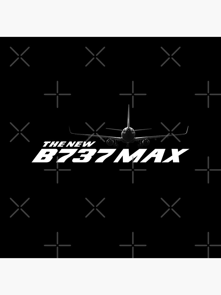 "B737 Max" Poster for Sale by Joel-Designs | Redbubble