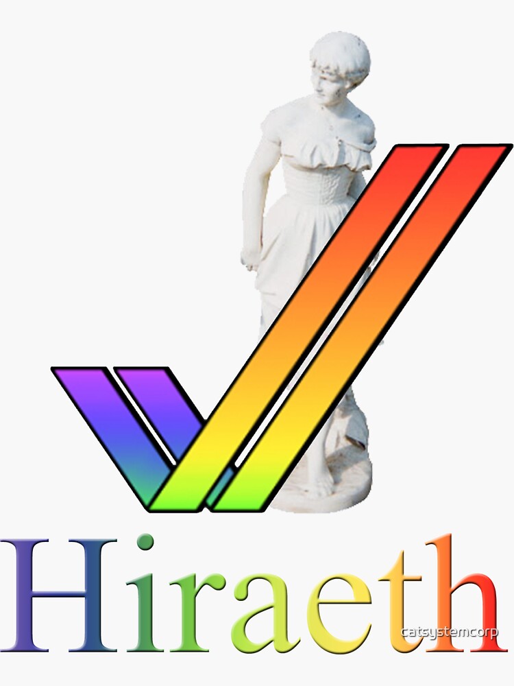 Pegatina for Sale con la obra «Logotipo de Hiraeth» de catsystemcorp ...