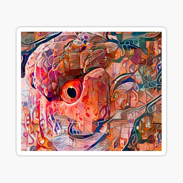 "Unexpected Beauty" Sticker for Sale by BunnyClarke | Redbubble