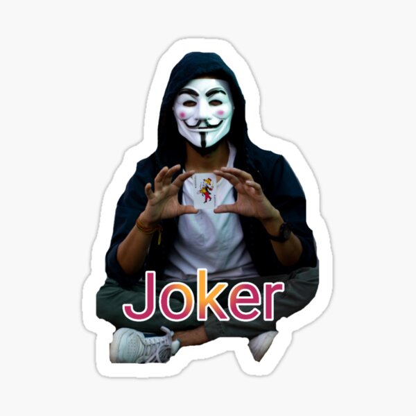 "Joker stiker " Sticker for Sale by ramgopal123 | Redbubble