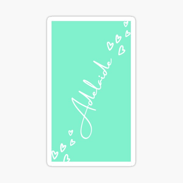 "Adelaide" Sticker by boki987 | Redbubble