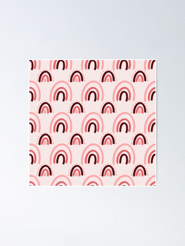 "Boho Rainbow" Poster for Sale by IlonaRo | Redbubble