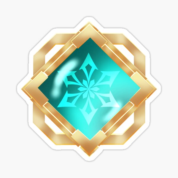 "Genshin Impact Liyue Cryo Vision" Sticker by James-or-not | Redbubble