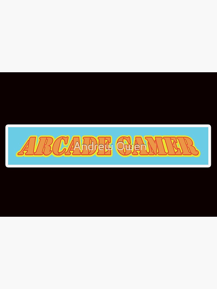 "Retro Gamer Arcade Classic Marquee " Poster for Sale by AndrewOwen | Redbubble